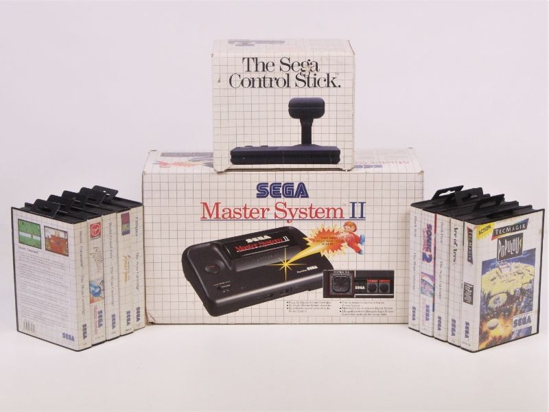 Sega Master System II met 10 Games - Kringwinkel