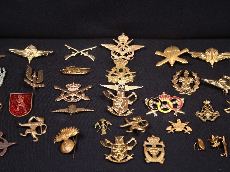 Veel Verschillende Leger-Insignes - Kringwinkel
