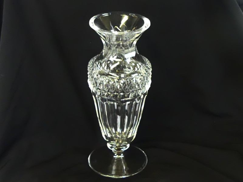 Vintage Val St Lambert Vaas Clear Diamond cut - Kringwinkel