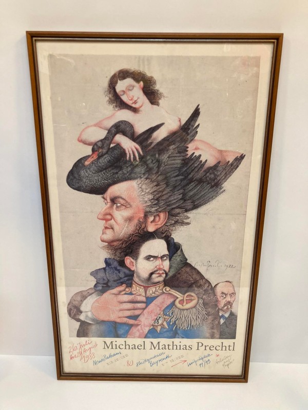 ingekaderde poster: Michael Mathias Prechtl (1988) - Kringwinkel