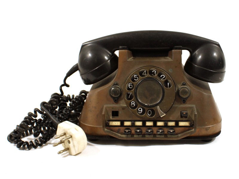 Vintage PTT Ericsson Telefoon - Kringwinkel