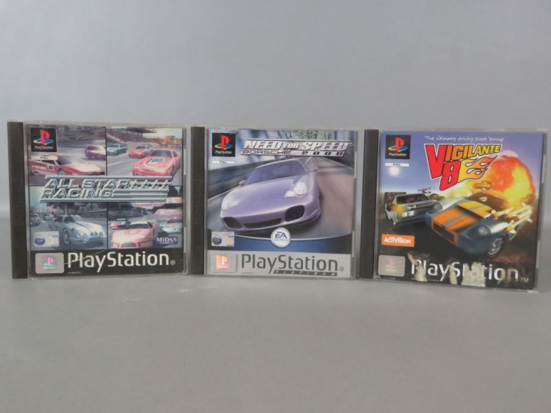 Playstation race videospellen - Kringwinkel