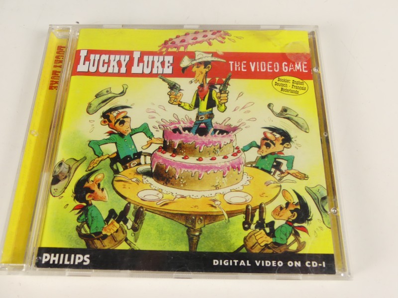 Morris – Lucky Luke - CD-I spelletje Philips jaren '90 - Kringwinkel