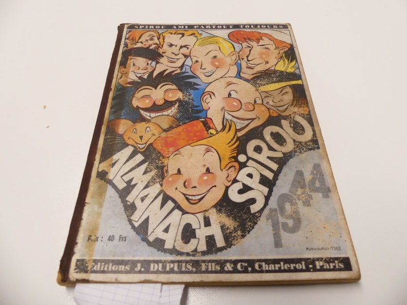 Vintage strip en verhalenboek - Almanach Spirou – 1944 - Kringwinkel