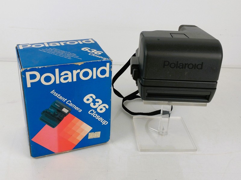 Polaroid 636 Close-up instant camera met originele doos (ca. 1990 ...